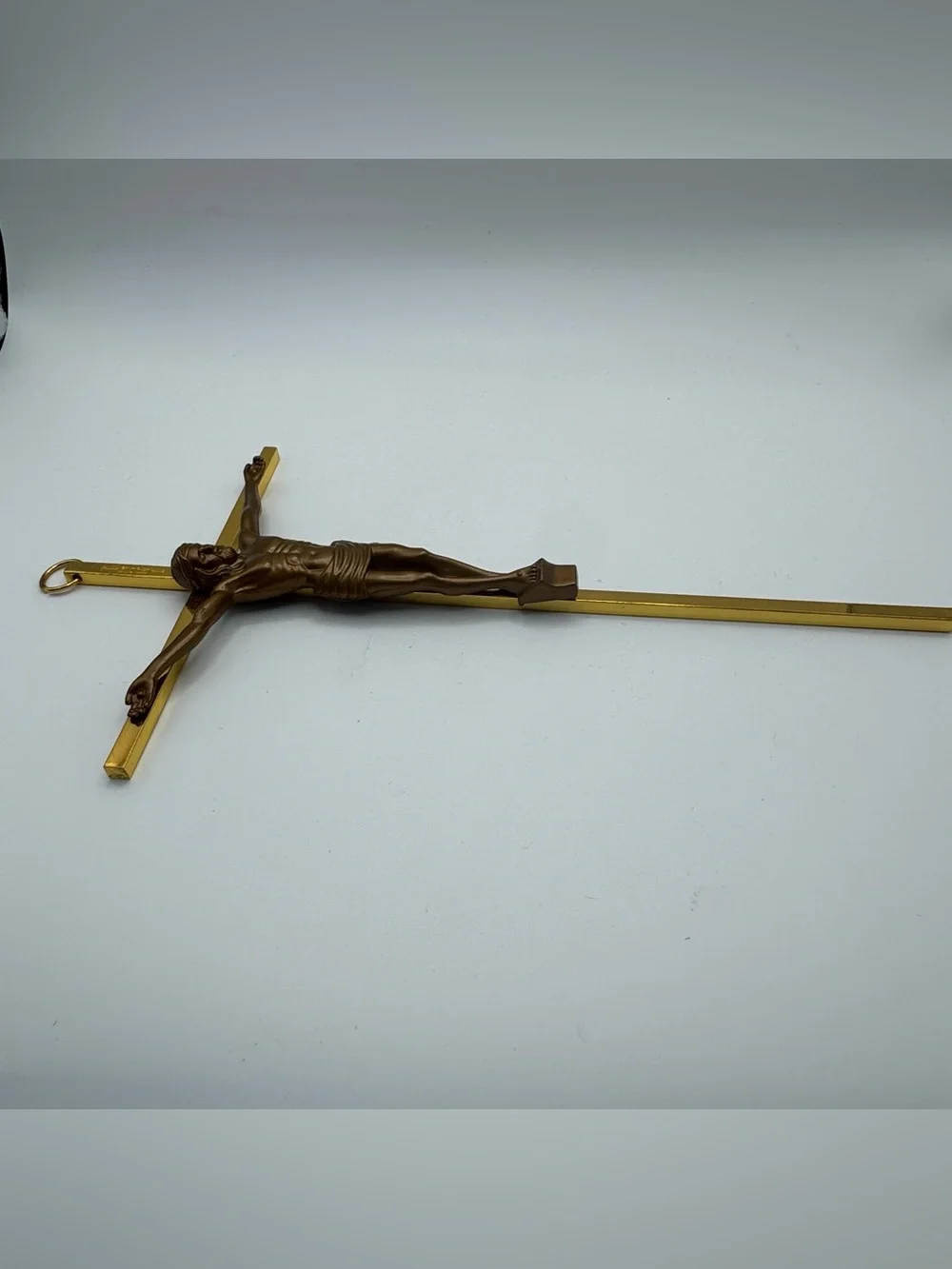 Accents | Vintage Mid Century Modern Crucifix Wall Cross Corpus Cross ...